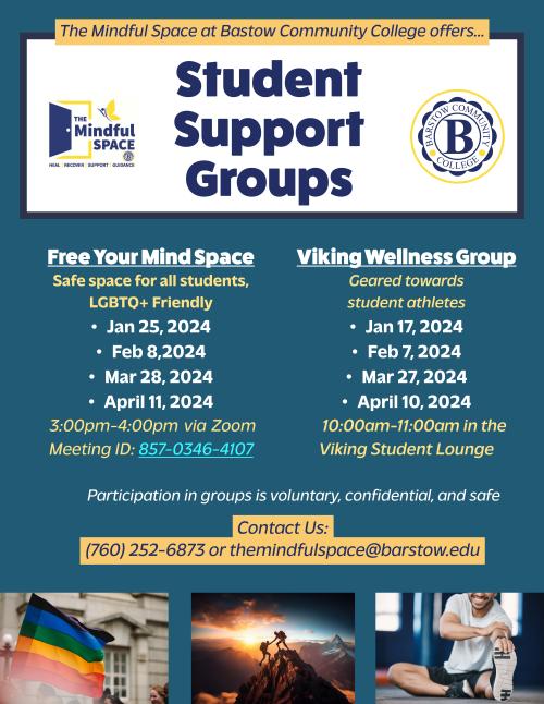 The Mindful Space | Barstow Community College